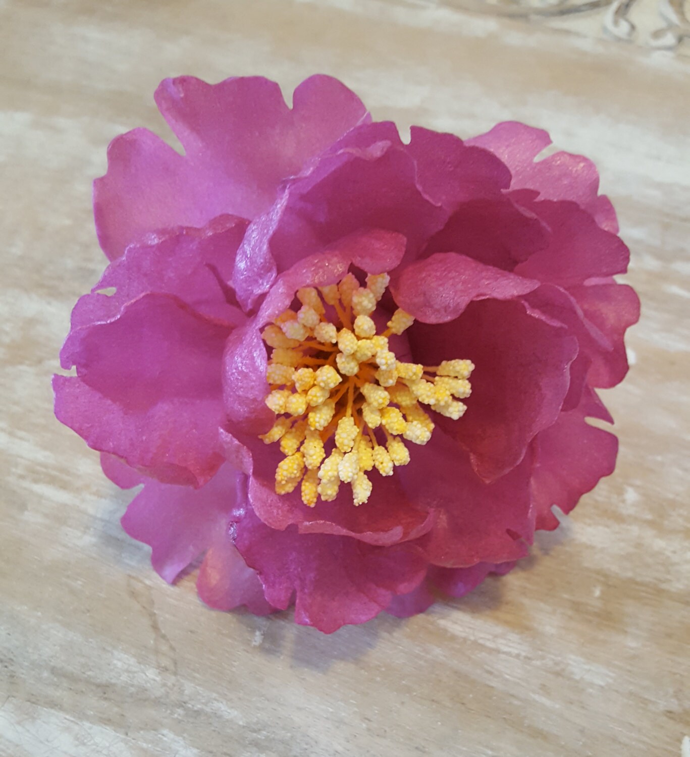 Edible Peonies Large Wafer Paper Flowers for Cakes Wedding Cake ...