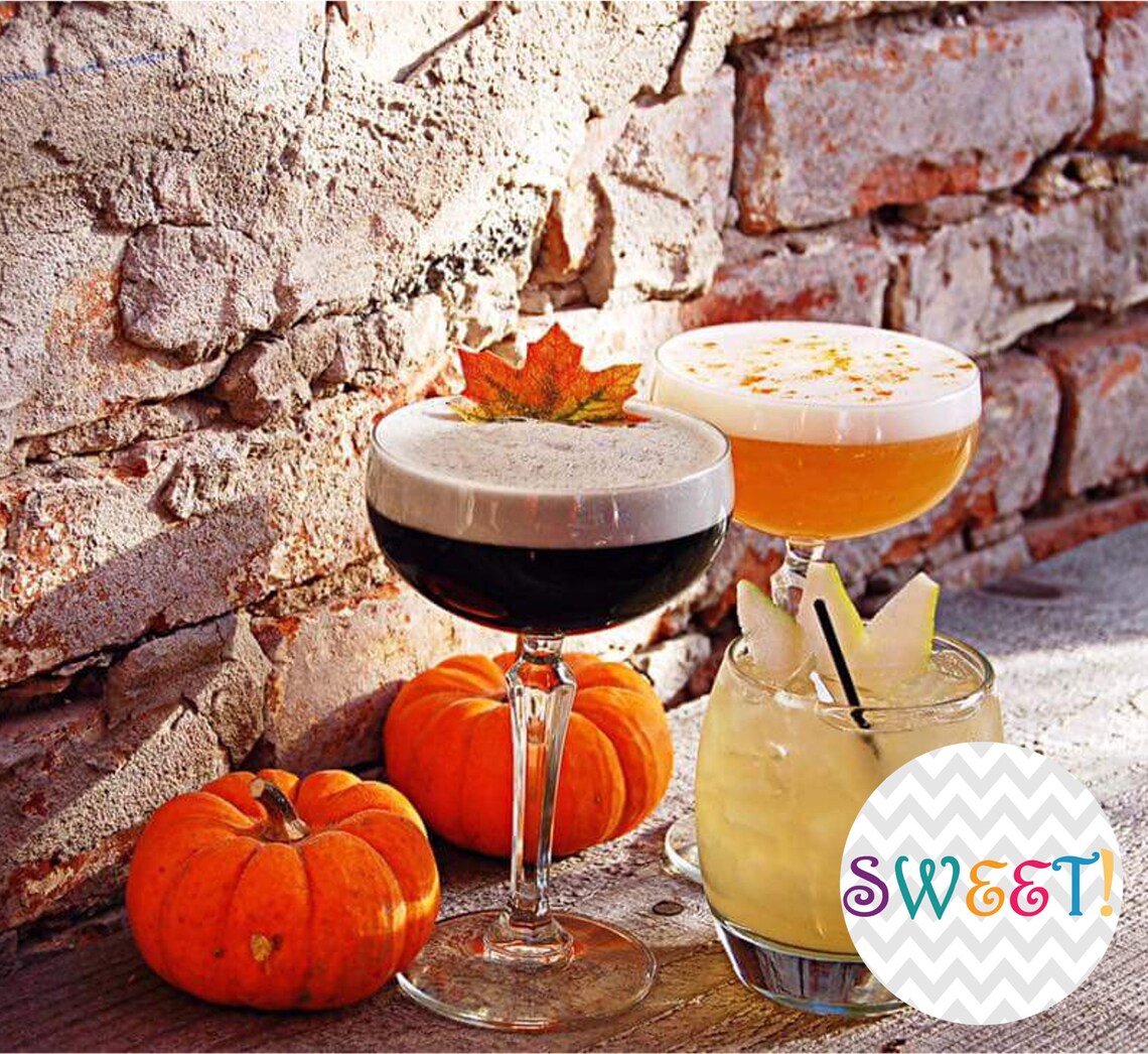 16 Edible Fall Leaves Drink Toppers | Etsy