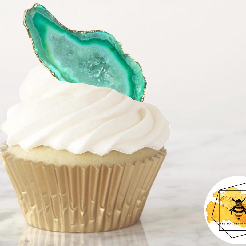 Edible Geodes Cake Topper - Etsy