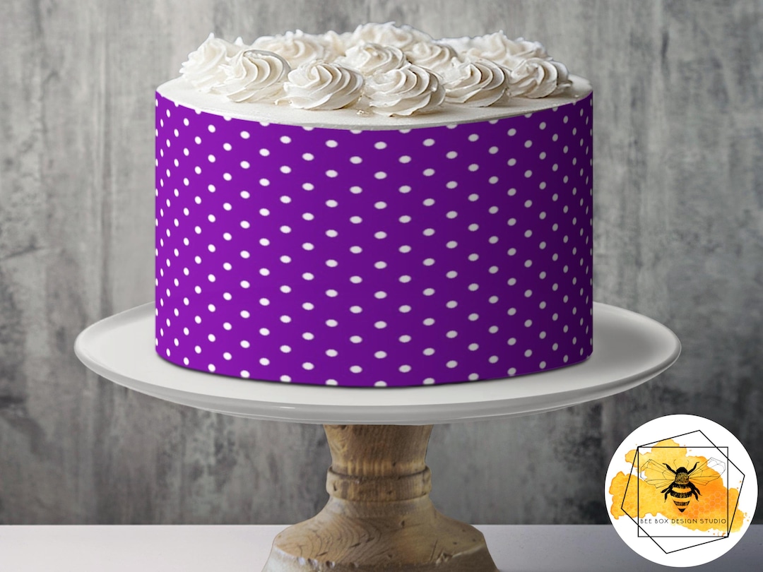 Vintage Polka Dot Edible Pattern Sheet Wafer Paper or Frosting Sheet - Etsy
