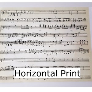 Antique Music Edible Pattern Sheet Hand-written Music Wafer Paper or ...