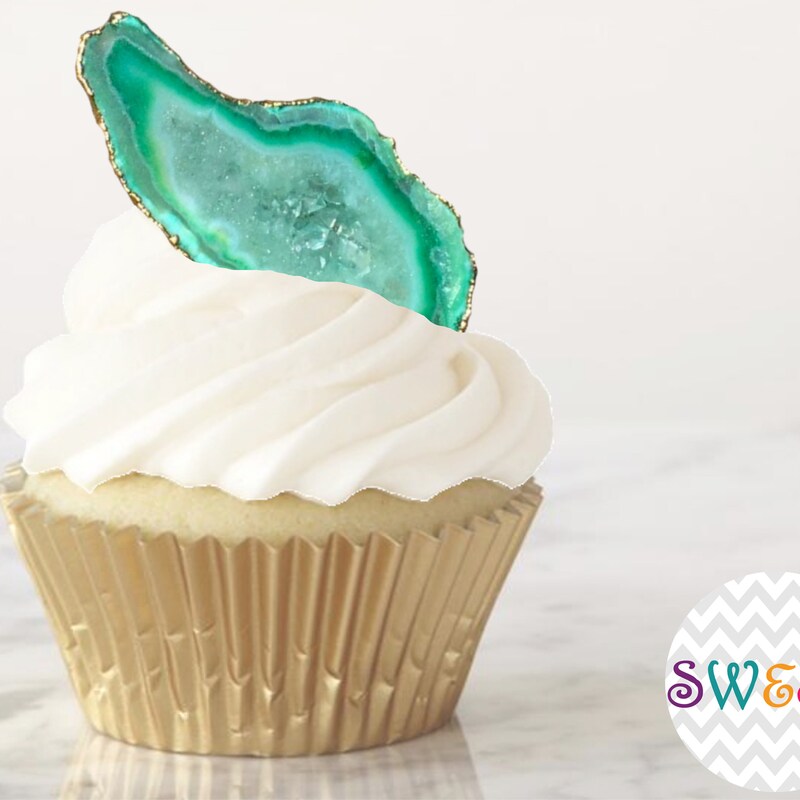 Geode Cake Topper - Etsy