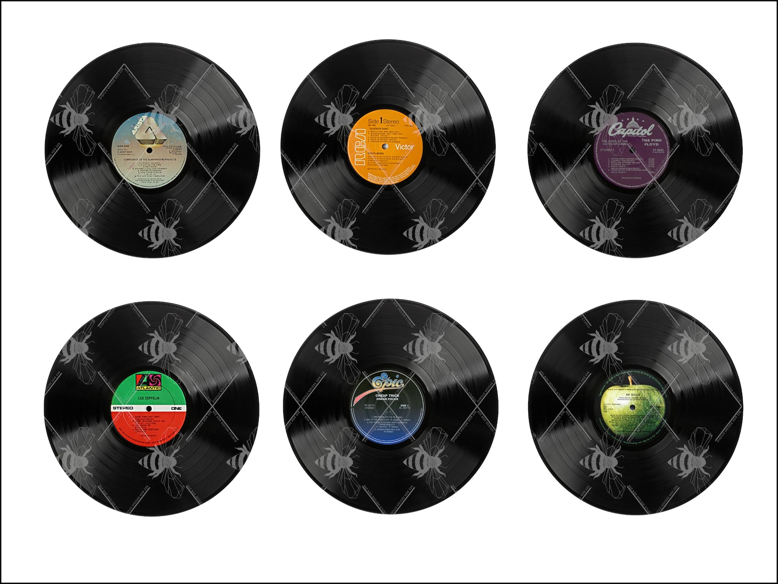 Edible Vinyl Record Cookie Cupcake Oreo Toppers, Wafer Paper or ...