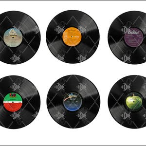 Edible Vinyl Record Cookie Cupcake Oreo Toppers, Wafer Paper or ...