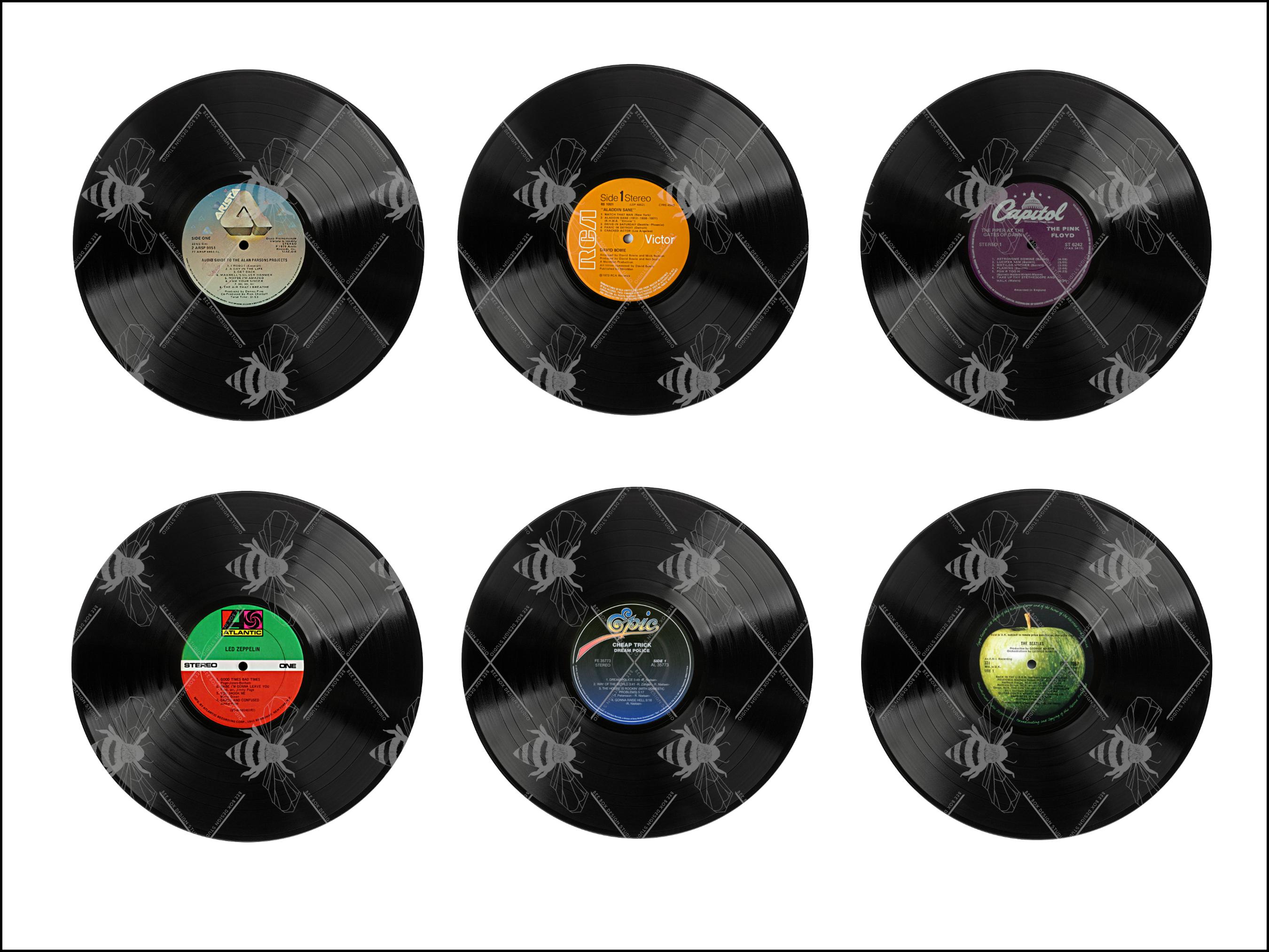 Edible Vinyl Record Cookie Cupcake Oreo Toppers, Wafer Paper or ...