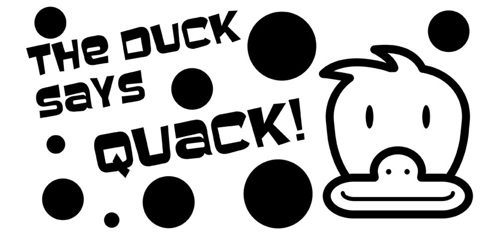 The Duck Says Quack Wall Quote | Etsy