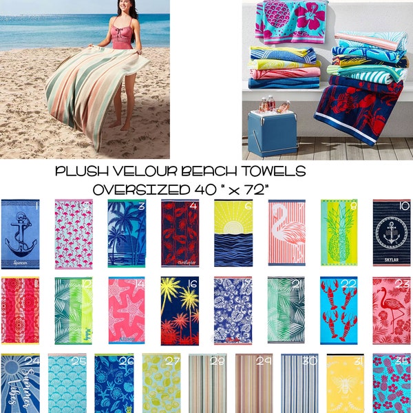 Personalized Beach Towels - Etsy