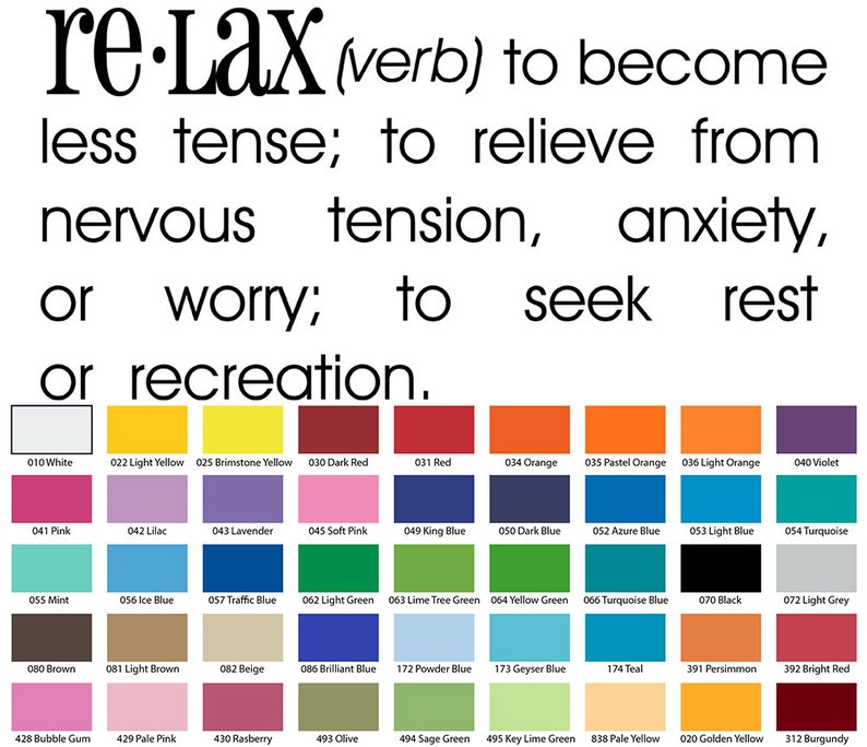 Relax To Become Less Tense Vinyl Wall Quote Decal Etsy Relax To Become Less Tense Vinyl Wall Quote Decal Etsy