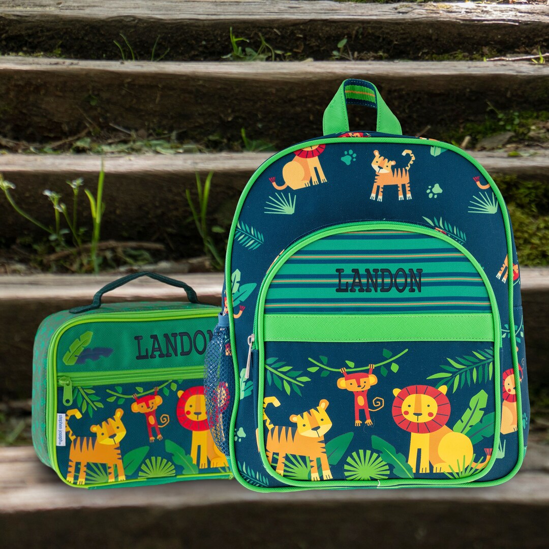 Stephen Joseph Classic Zoo Animals Backpack & Lunchbox Set ...