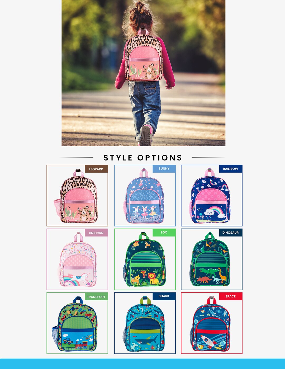 Personalized Kids Backpack, Boys Backpack, Girls Backpack, School ...