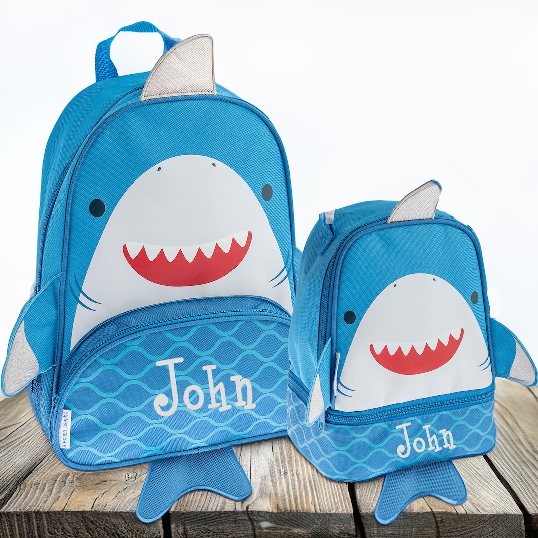 Personalized Shark Backpack for Kids, Custom Toddler Backpack With Name ...