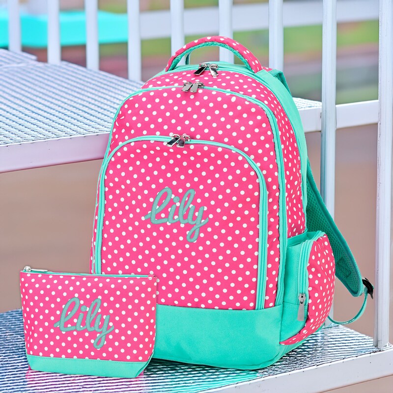 Polka Dots Bookbag - Etsy
