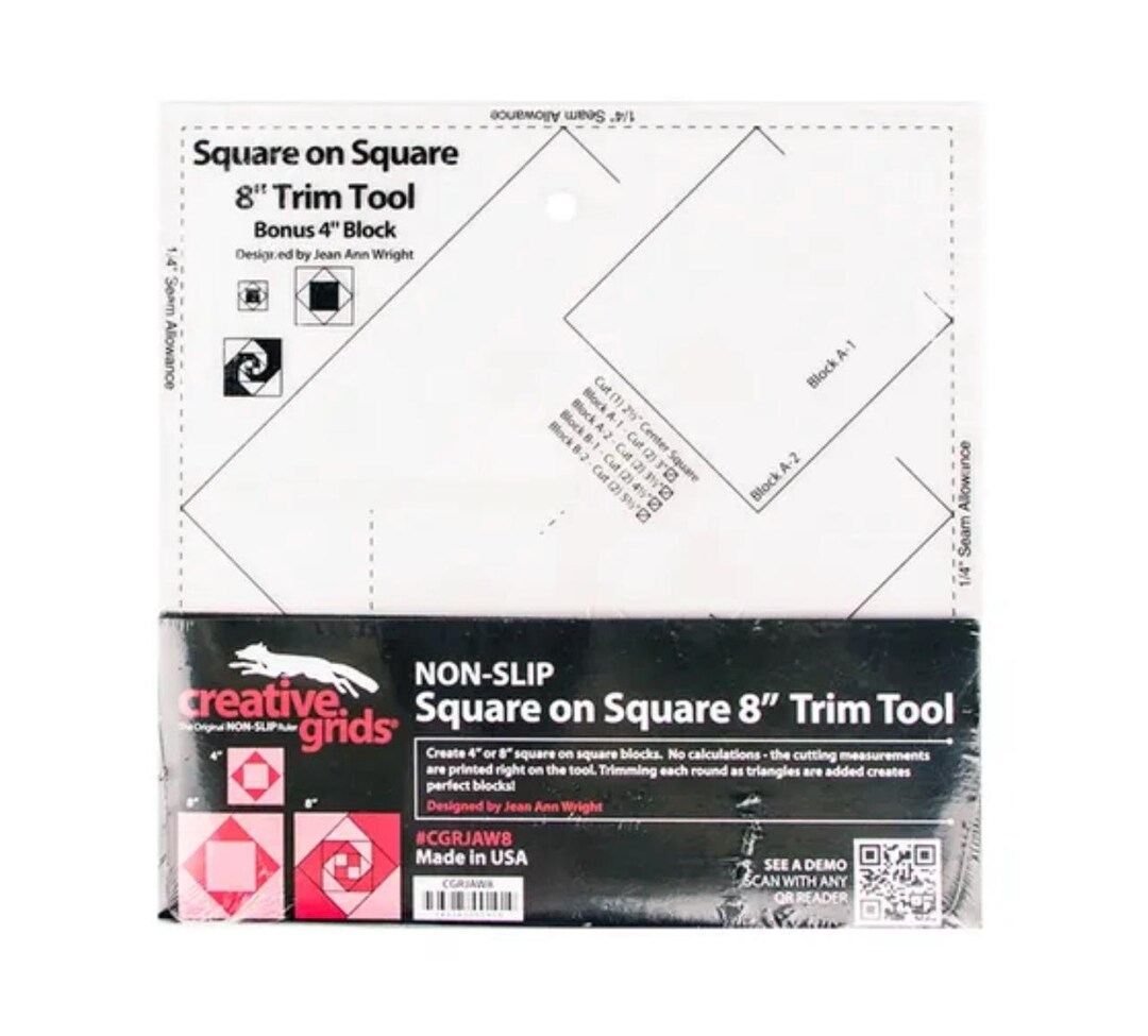 Creative Grids 8 Square on Square Trim Tool Acrylic - Etsy