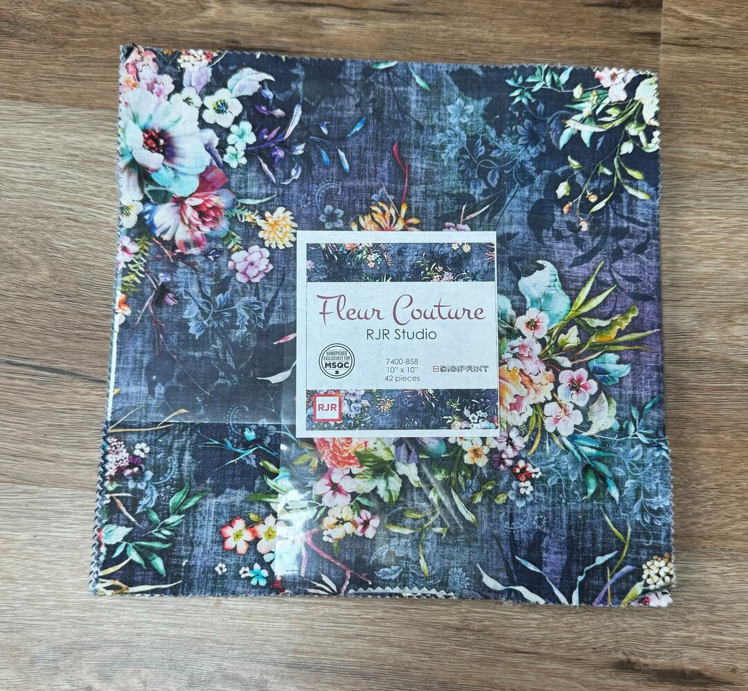 Fleur Couture 10” Layer Cake Fabric RJR Studio - Etsy