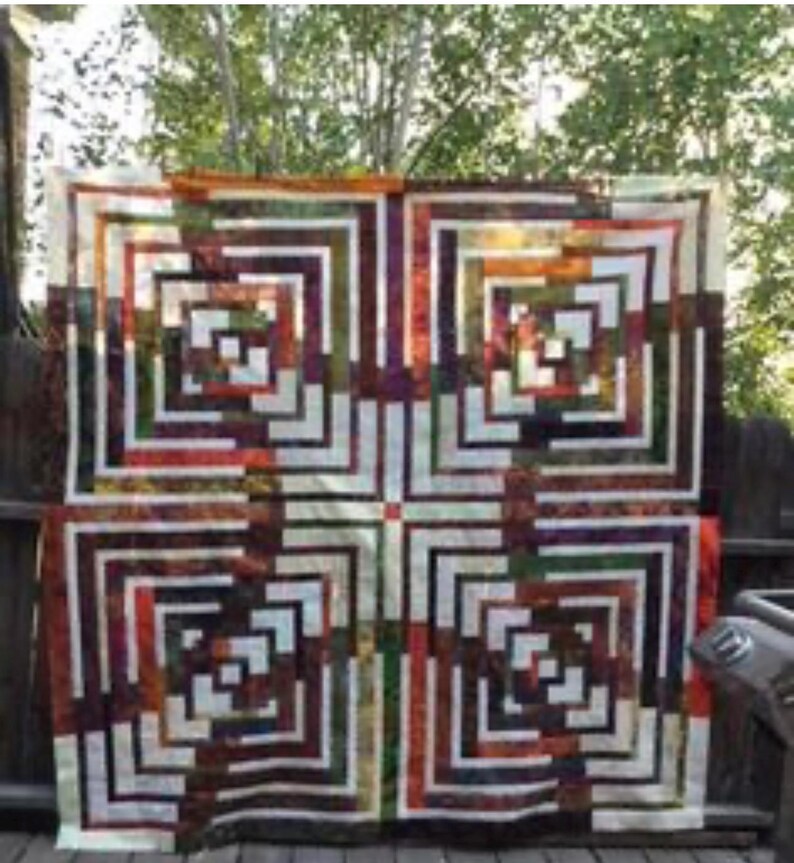 Antelope Canyon Quilt Pattern by Laurie Shifrin Designs, 74-1/2" X 74-1 ...