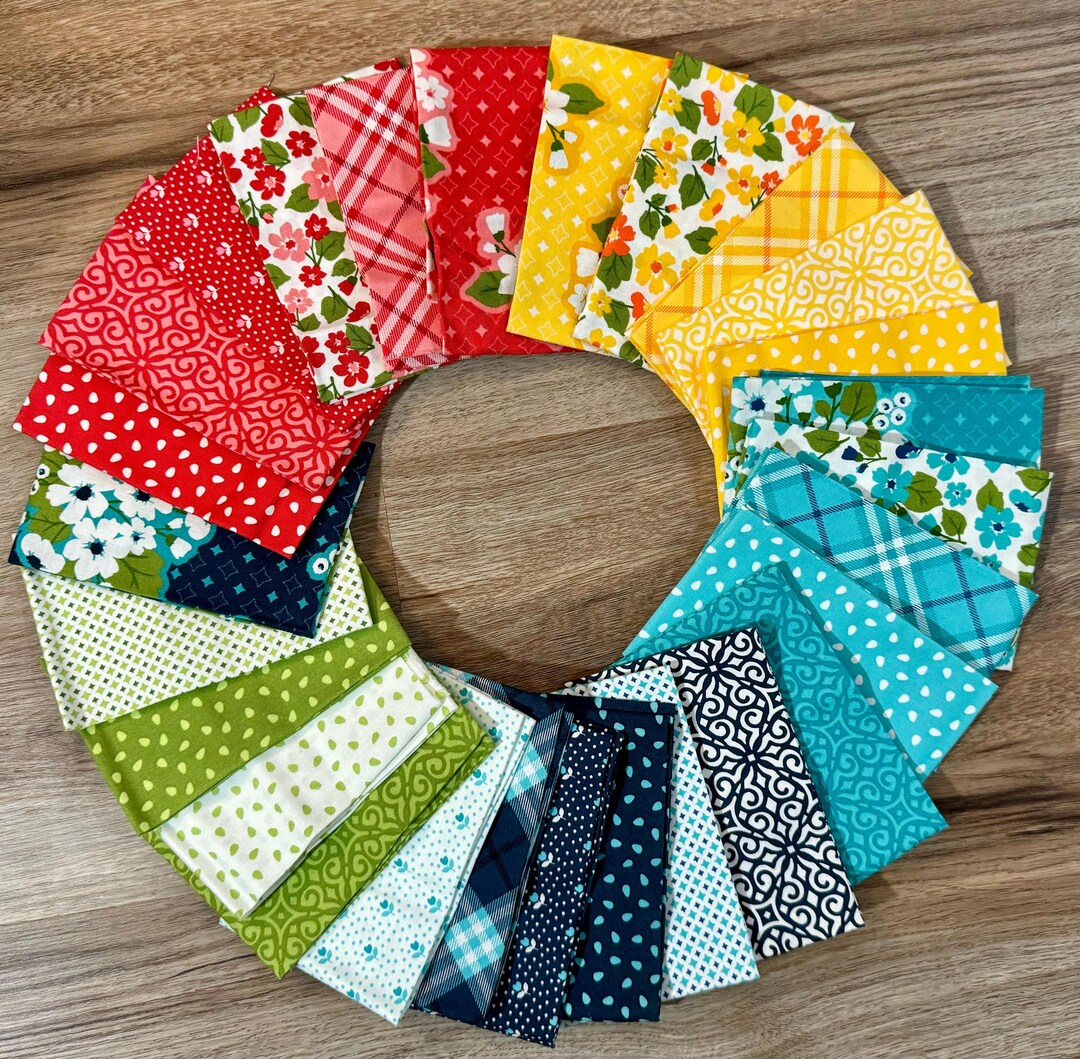Moda Fabric Precuts All Weather Friend by April Rosenthal Fat Eighth ...