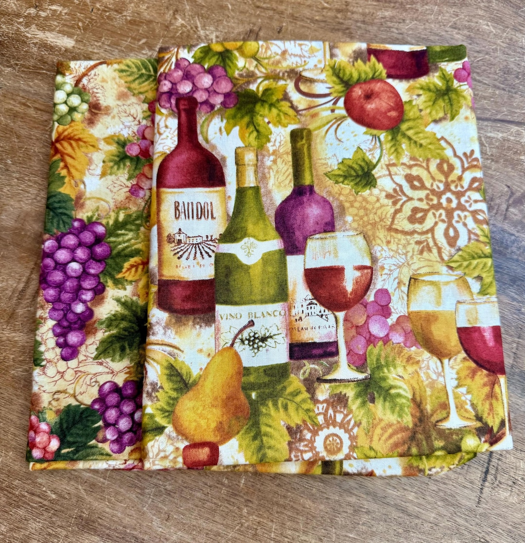 Vineyard Fabric Collection by Robert Kaufman~ 3 Yard Bundle~ Wine and ...