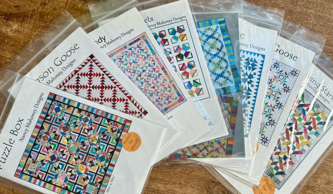 Nancy Mahoney Designs Quilt Patterns~ Various - Etsy