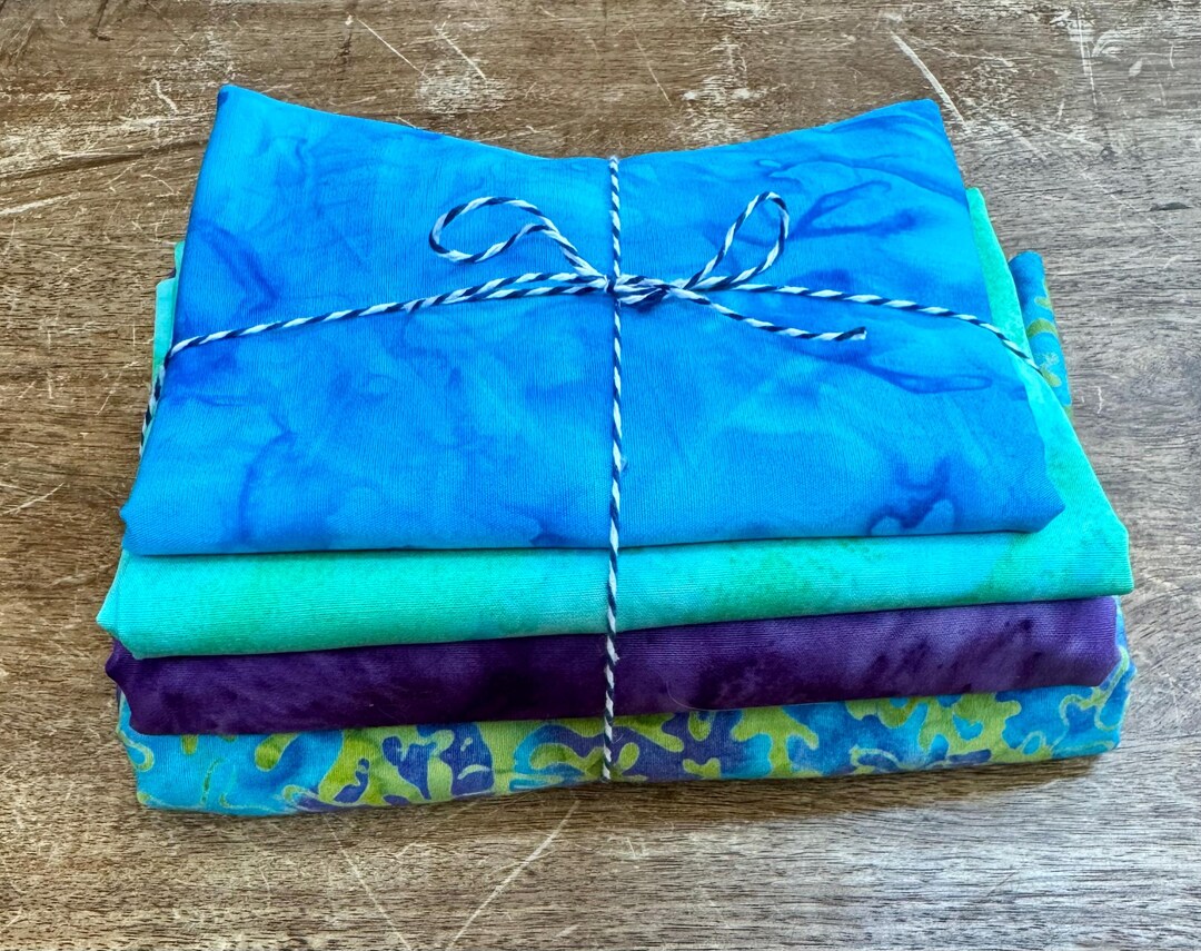Batik Bundle ~ Cool Fabric Selection - Etsy