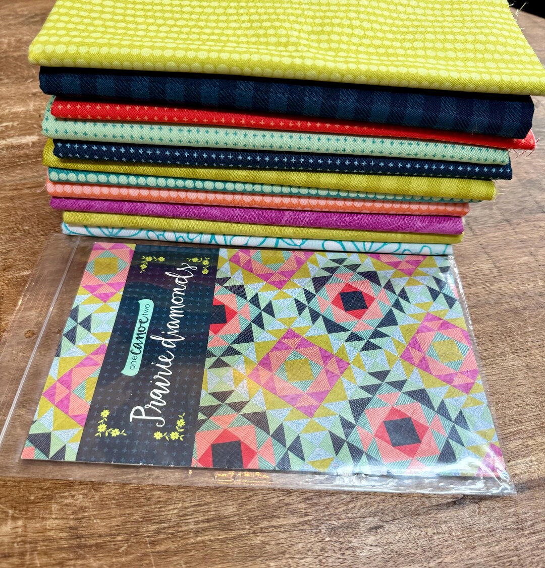 Prairie Diamonds Quilt Kit Featuring Tucker Prairie for Moda by One ...