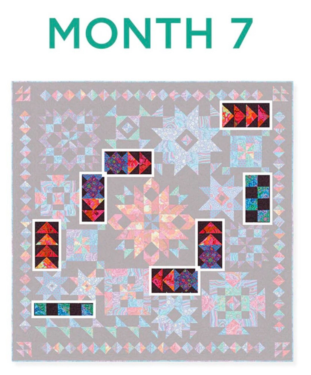 Starlight Block of the Month #7- Missouri Star Quilt Co. - Kaffe ...