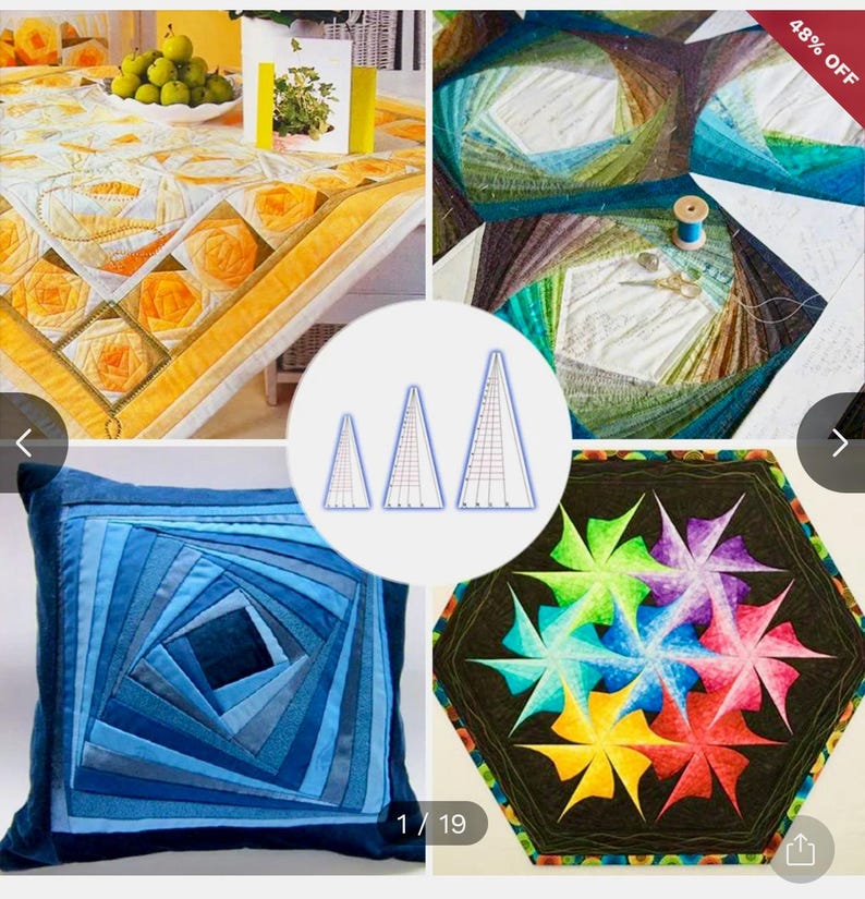 Swirl Patchwork Ruler Tool Set~ Acrylic Set - Etsy