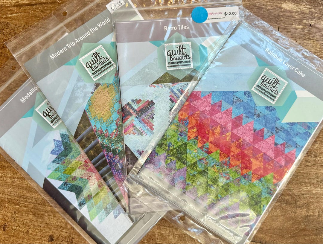 Quilt Addicts Anonymous Quilt Patterns~ Various - Etsy