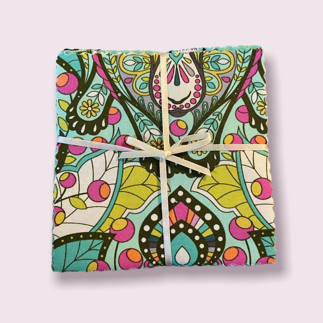 Slow and Steady Charm Pack by Tula Pink- 50 Piece- 5” Squares - Etsy