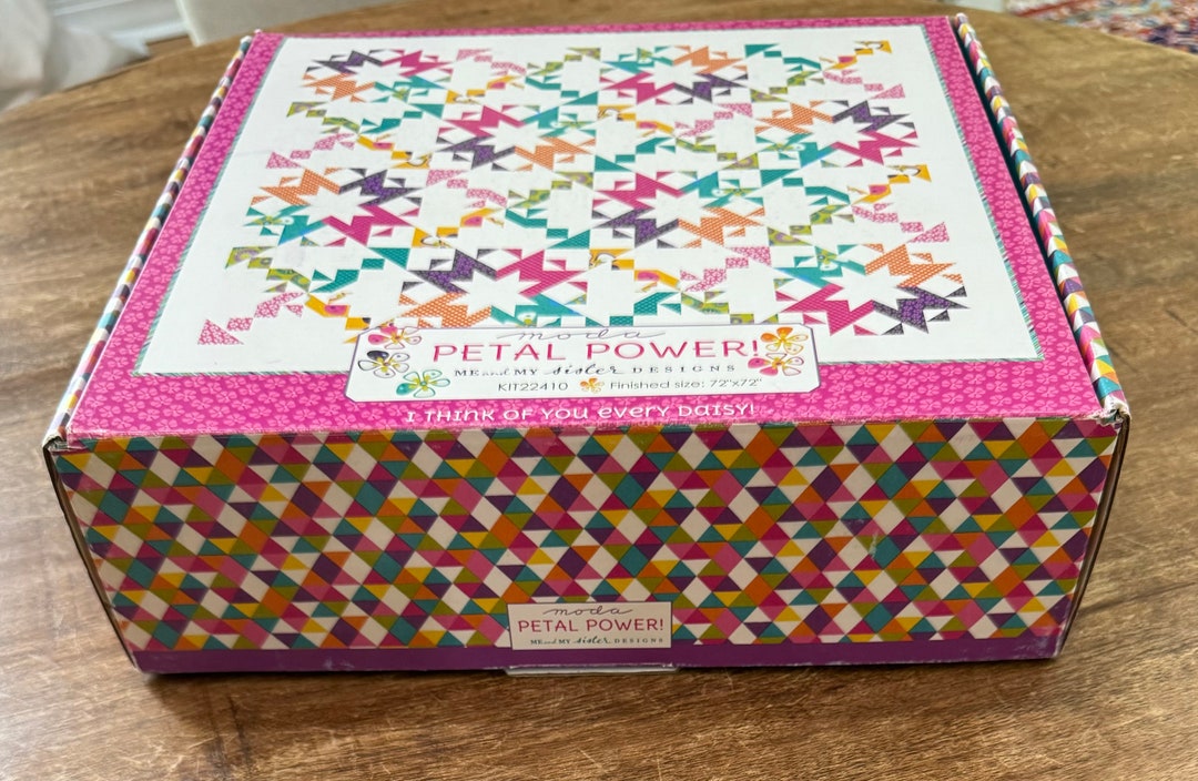 Petal Power Quilt Kit by Moda~ Me and My Sister - Etsy
