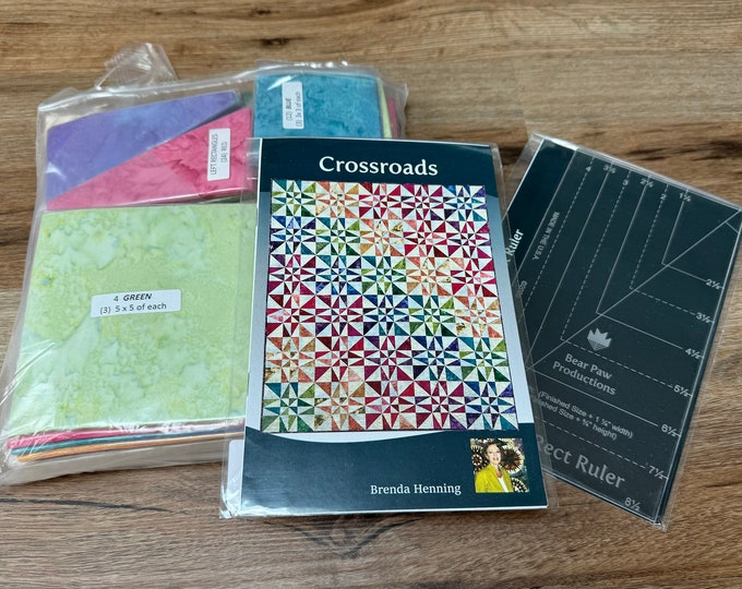 Batik Crossroads Precut Quilt Kit Everything Included - Etsy