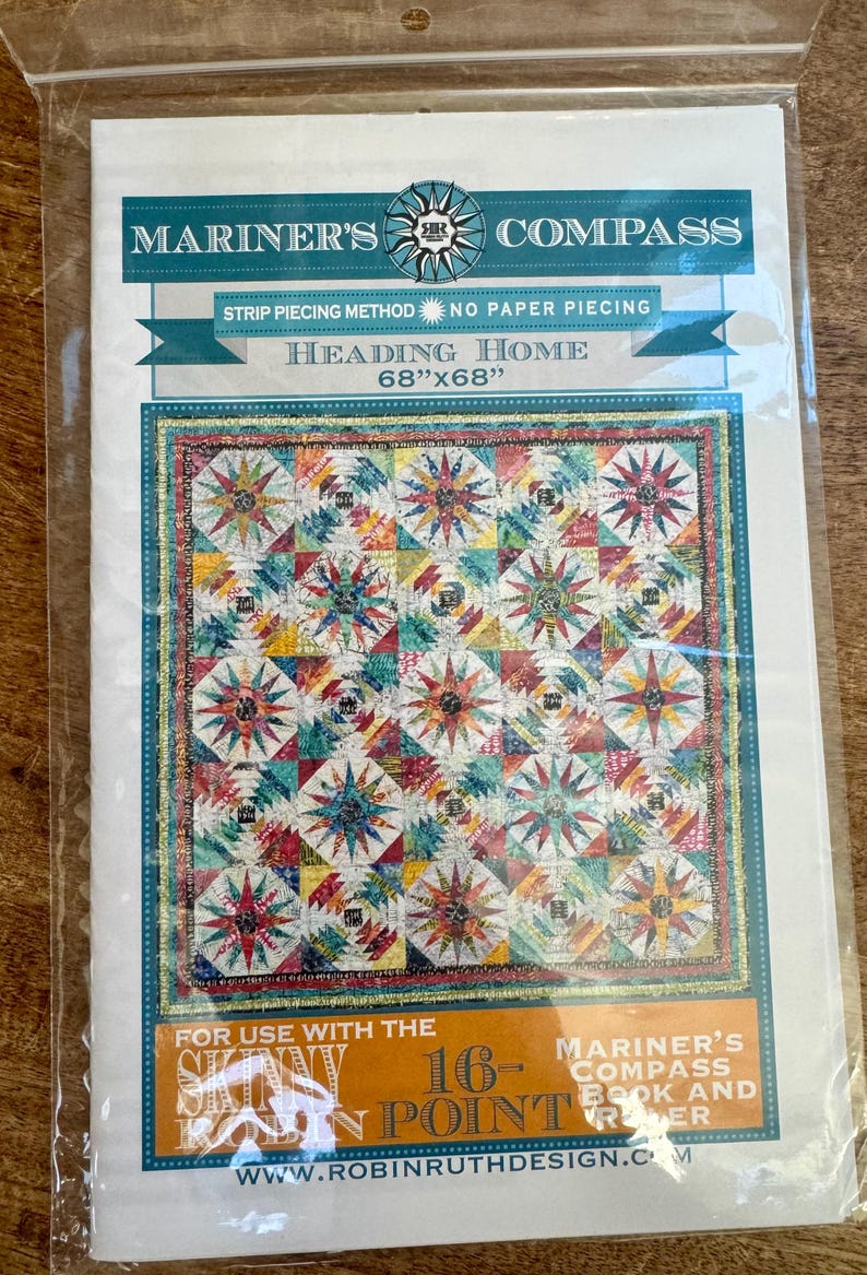 Mariner’s Compass Quilt Patterns~ Various Robin Ruth Design - Etsy