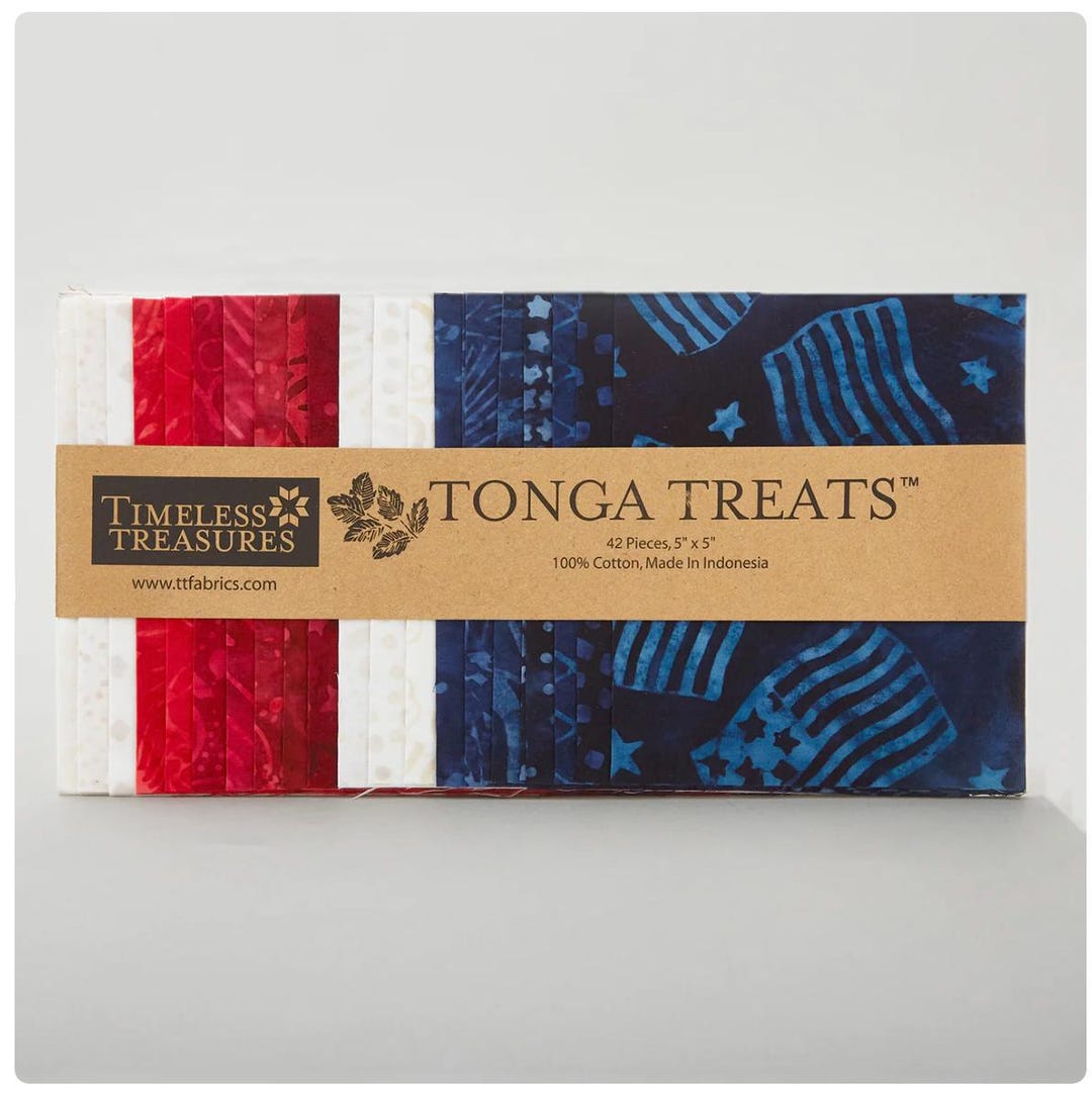 Tonga Treats Liberty 5” Batik Charm Pack - Etsy