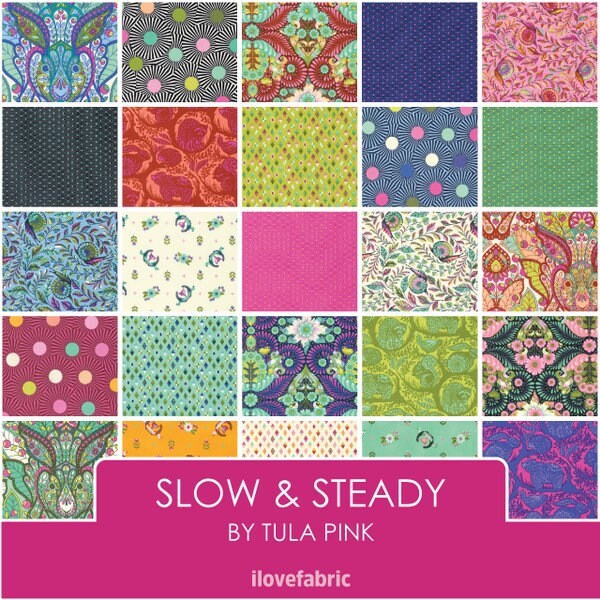 Slow and Steady Charm Pack by Tula Pink 50 Piece 5 Squares - Etsy
