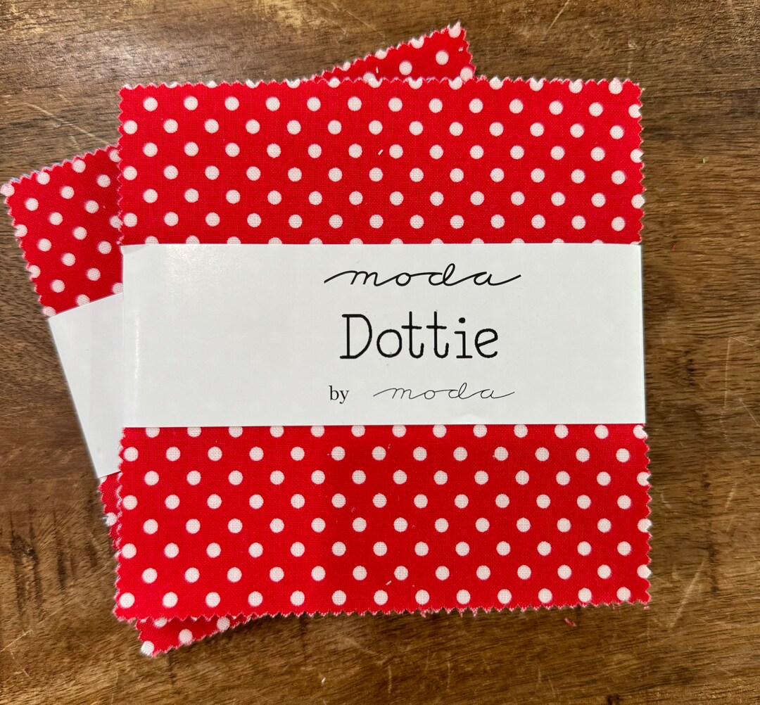 Dottie by Moda Charm Pack 42 X 5” Squares ~ Out of Print - Etsy