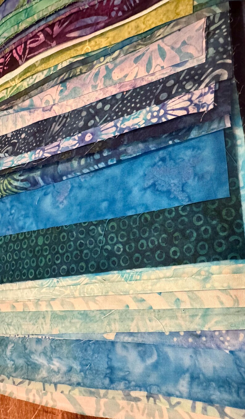 Sea Swept- Batik Quilt Kit- 57.5” X 66.5” - Etsy