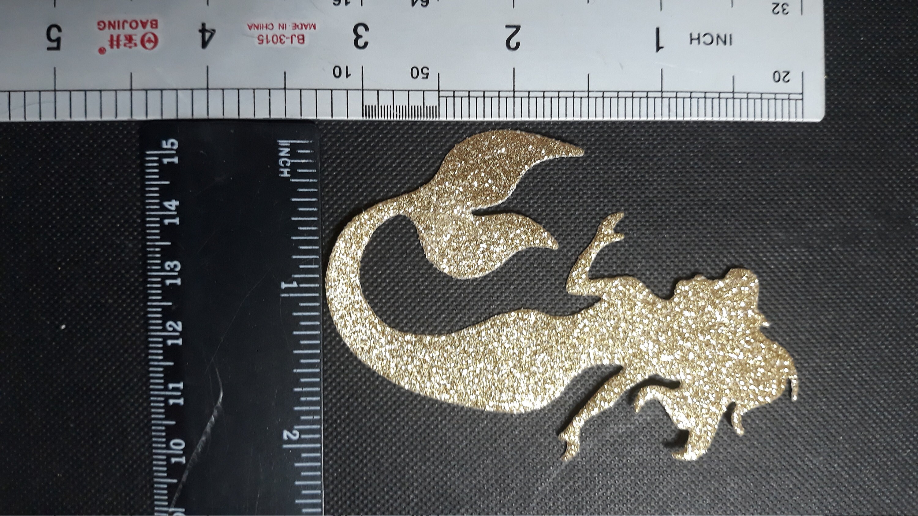 Mermaid Die Cuts Glitter Gold Mermaid Cut Out Under the Sea - Etsy