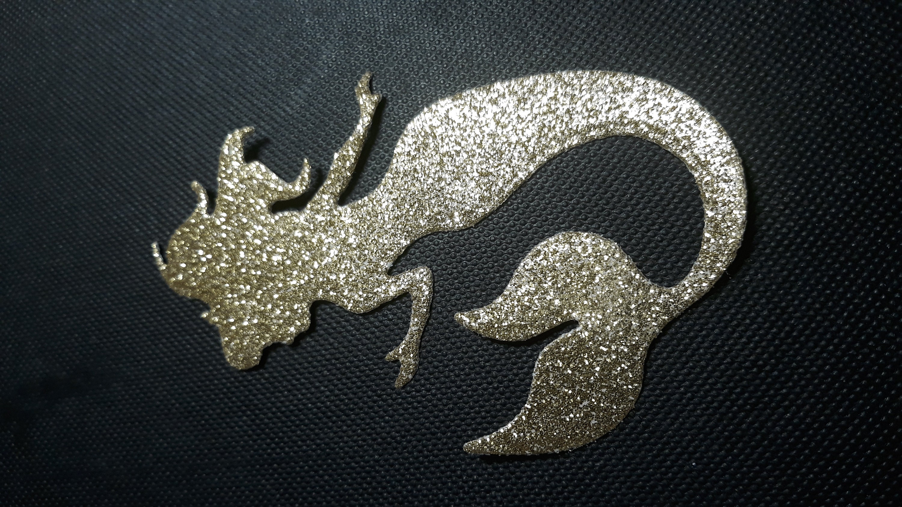 Mermaid Die Cuts Glitter Gold Mermaid Cut Out Under the Sea - Etsy
