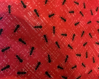 Blue Ant Fabric Preppy Ant Spa by Littlerhodydesign Blue - Etsy