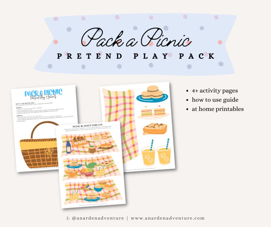 Pack a Picnic Pretend Play Pack • Picnic Sensory Play • Sensory Play ...