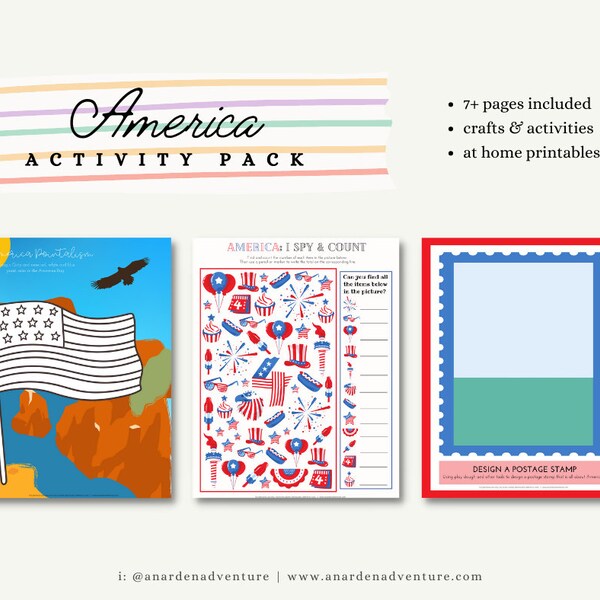 Fourth of July Printable - Etsy