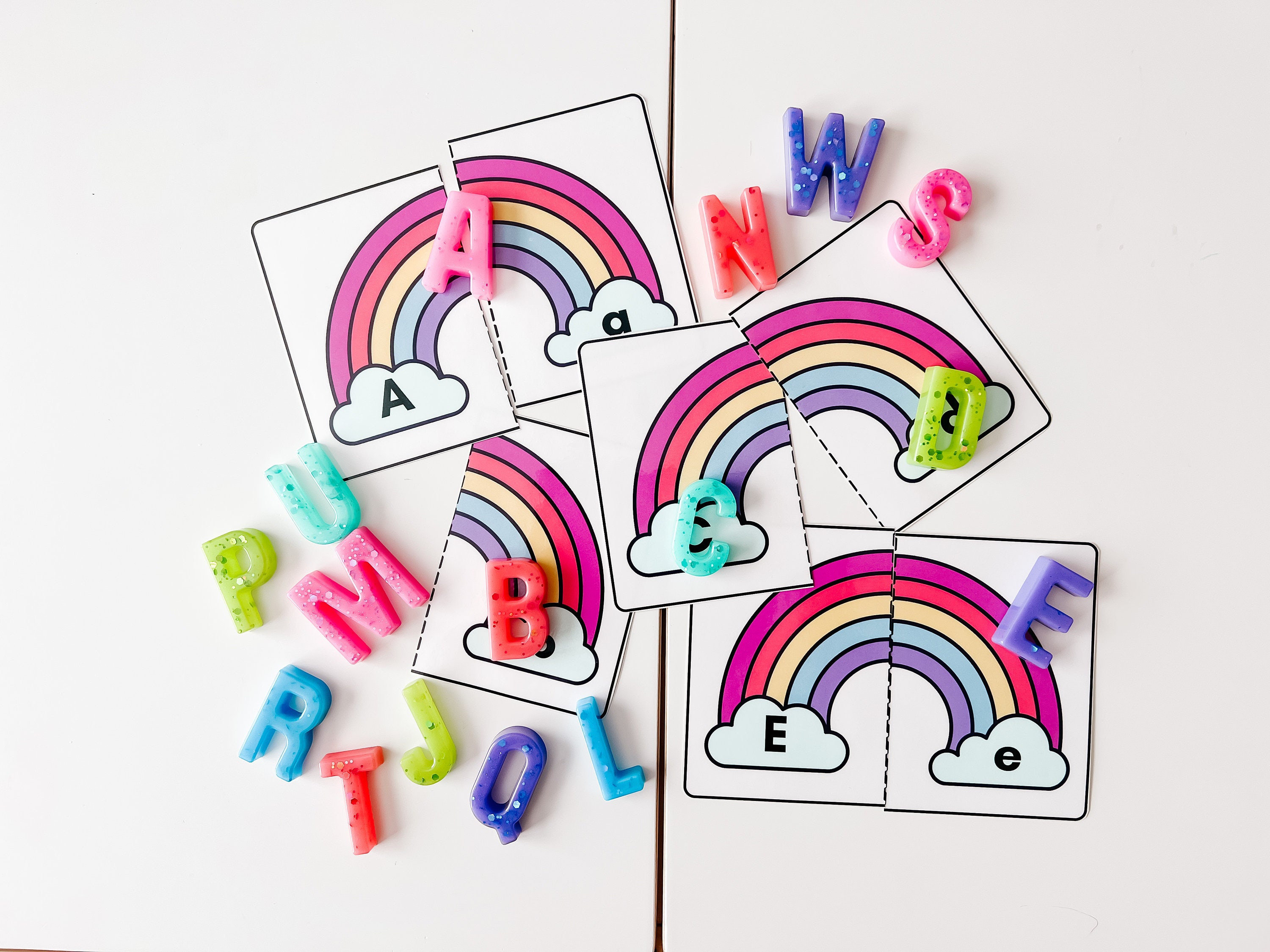 Alphabet Flashcards • Uppercase + Lowercase Letters • Alphabet Pair ...