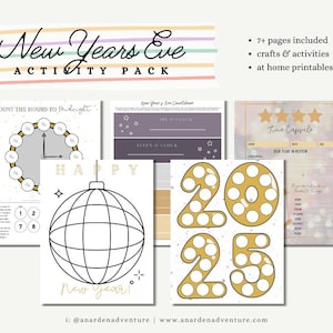NEW YEAR Activity Pack New Year's Eve Countdown New Year's Eve ...