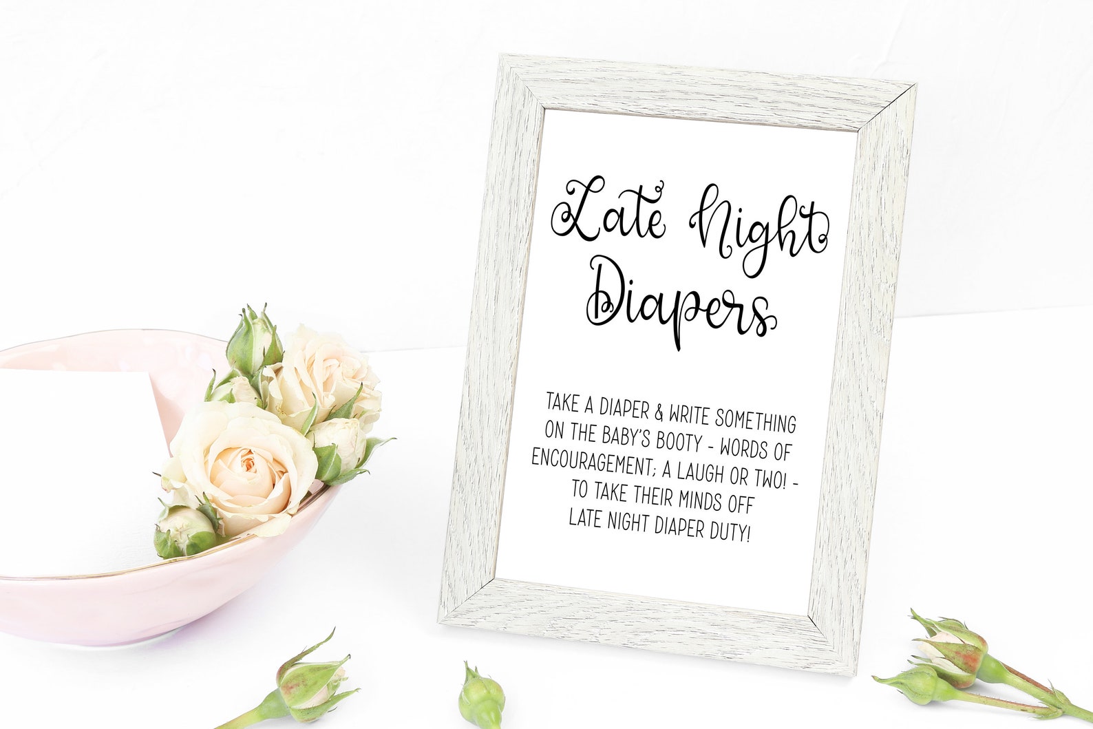 Late Night Diapers Baby Shower Game (digital Download) - Etsy