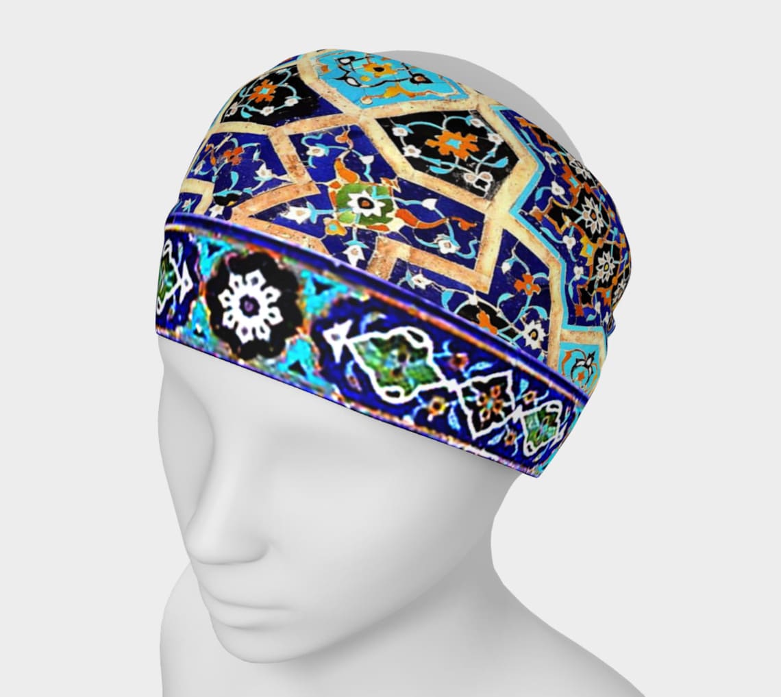 HOMA Headband With Persian Eslimi Design Persian Patterned - Etsy