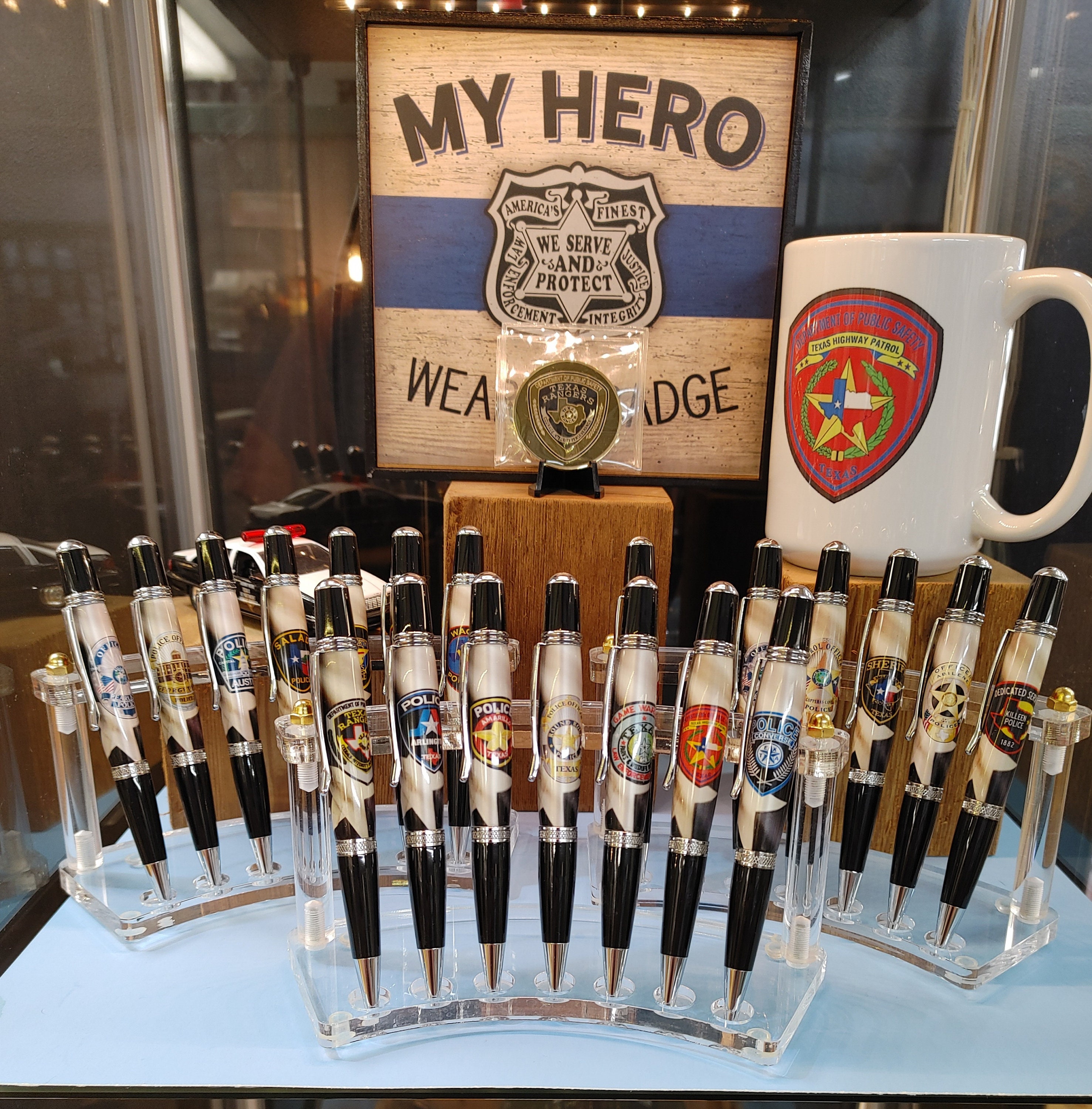 Wall Street Design Law Enforcement Pens - Etsy