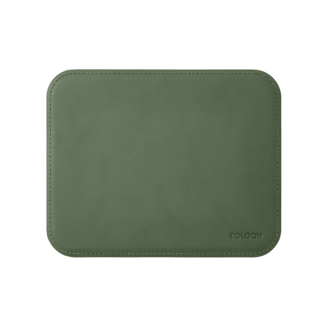 Mouse Pad Green Leather Rounded Corners, Non-slip Bottom, Tailored ...