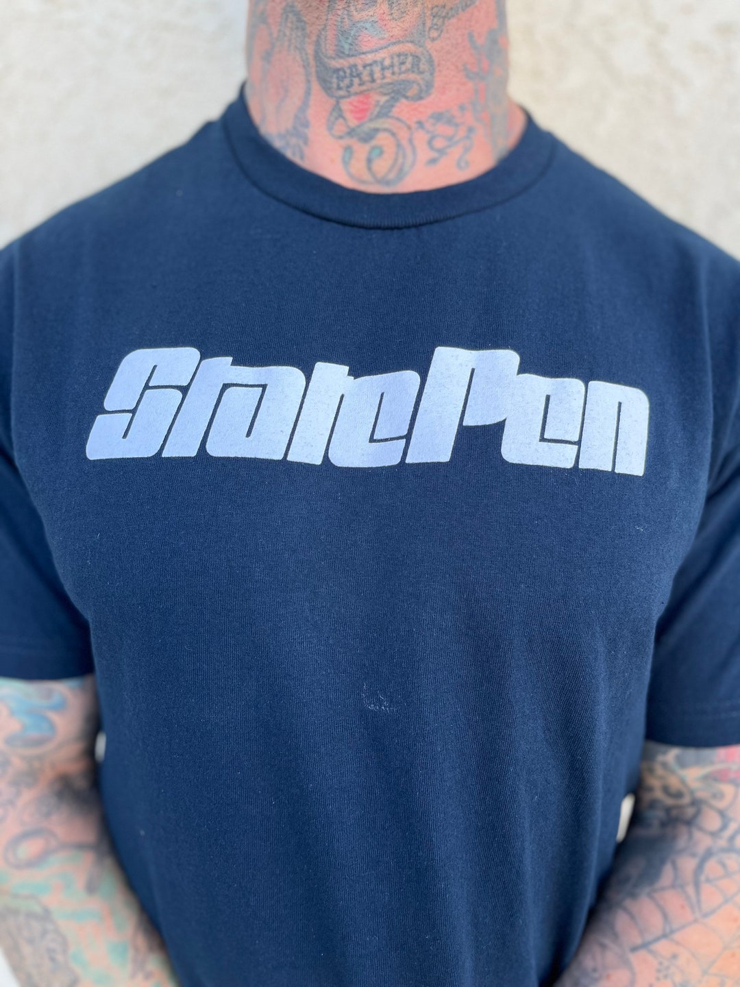 State Pen Tee NAVY BLUE Prison Penitentiary Penn State Notorious B.I.G ...