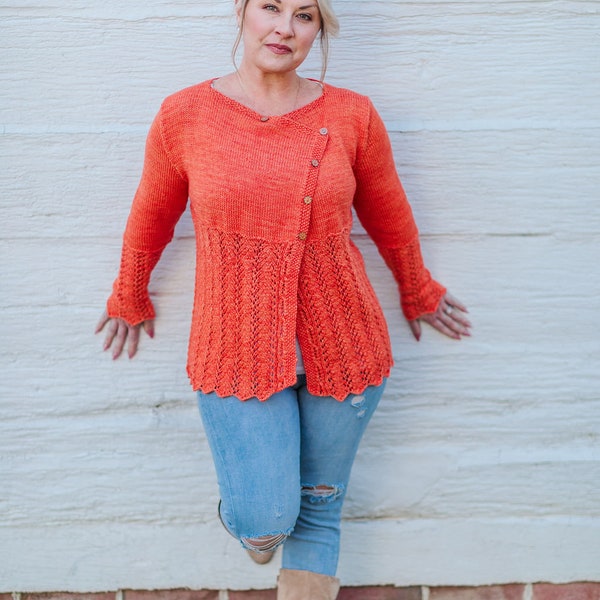 Asymmetric Cardigan - Etsy