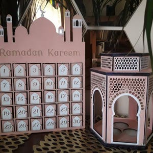 Ramadan Calendar Wooden Box for Candies - 4 Different Colors Available ...