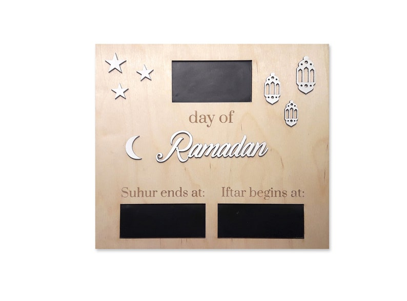 Blackboard Day of Ramadan Suhur Iftar to Hang or Stand - Different ...